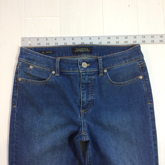 Talbots | Jeans | Talbots Women Slim Ankle Jeans Wash Denim Sz 2p ...